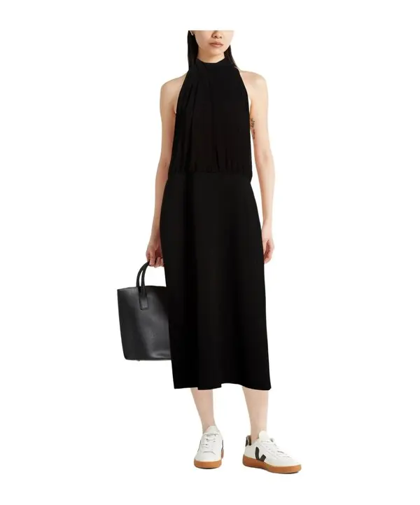 Max Mara Sleeveless Solid-color Dress