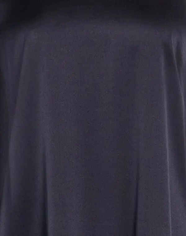Max Mara Solid-colored Satin Long-sleeve Top