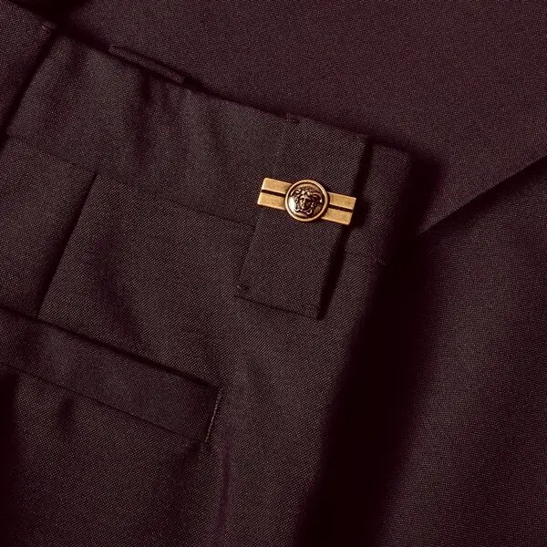 Versace Tailored Cuffed Trousers