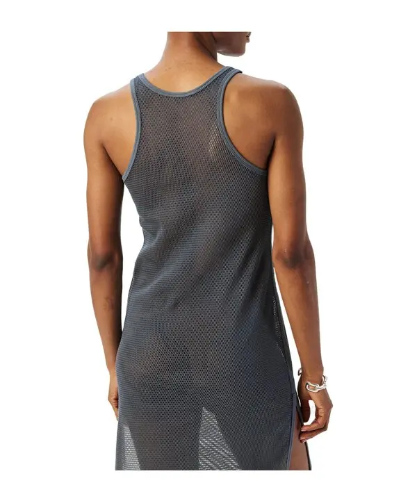 DIESEL® Mesh Racerback Tank Midi Dress