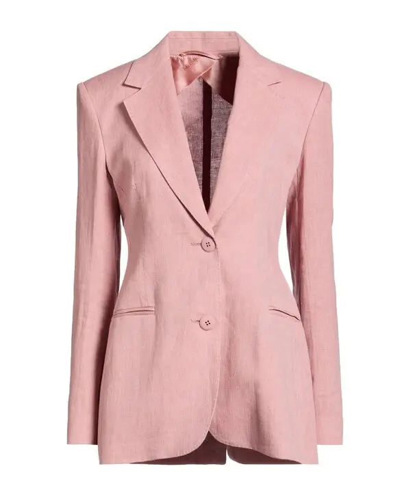 Max Mara Single-breasted Linen Blazer - No