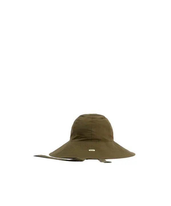 Barbour Solid Color Floppy Hat - Green