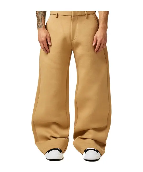 Dsquared2 Wide Leg Trousers With Raised Logo Detail