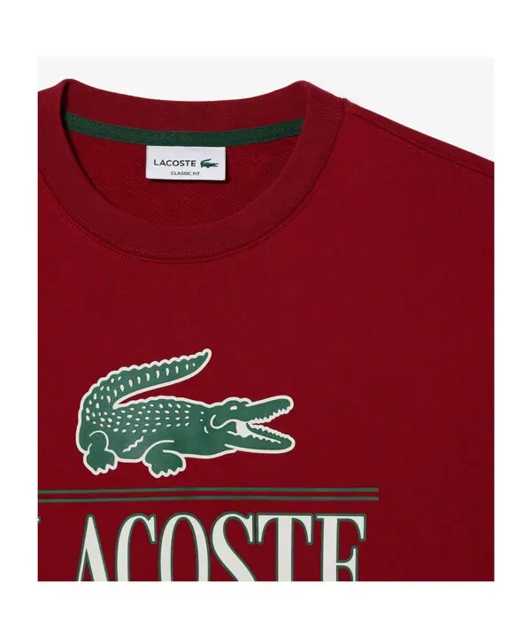Lacoste Minimal Printed Sweatshirt