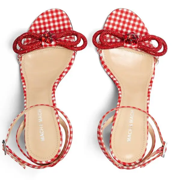 MACHMACH Block Heel Court Shoes