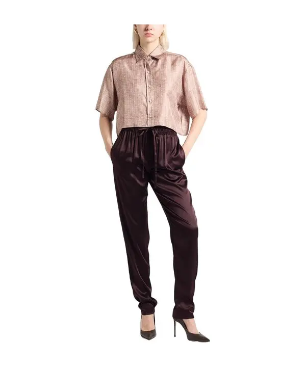 Dolce & Gabbana Solidcolor Satin Sleep Pants