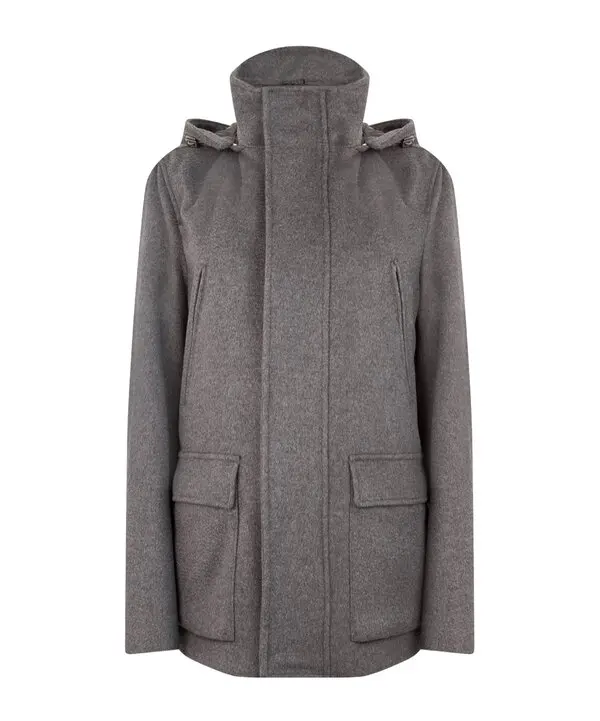 Herno Hooded Cashmere Coat