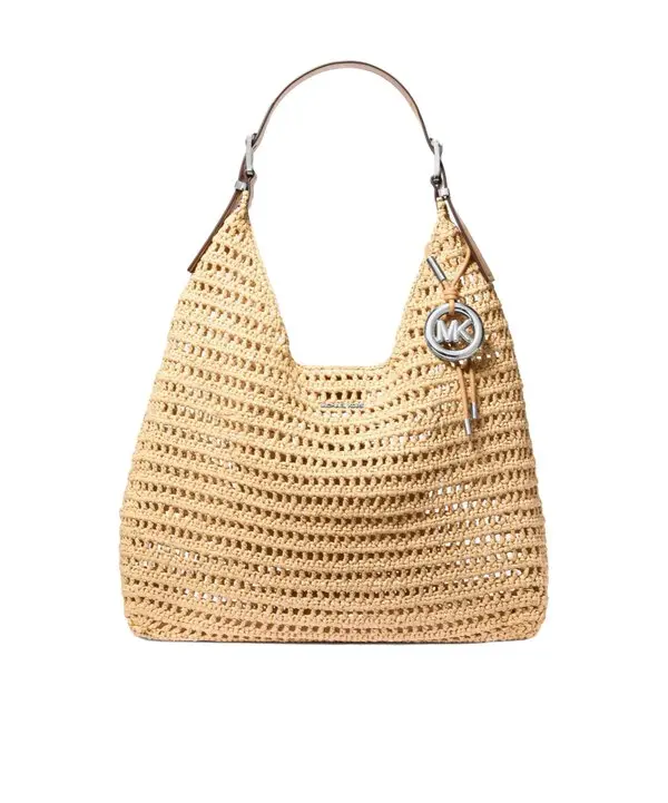 Michael Kors Woven Hobo Shoulder Bag