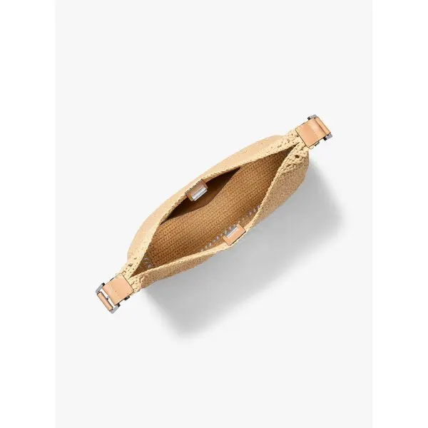 Michael Kors Woven Hobo Shoulder Bag