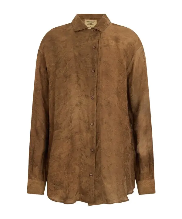UMA WANG Shirt With Paisley Pattern