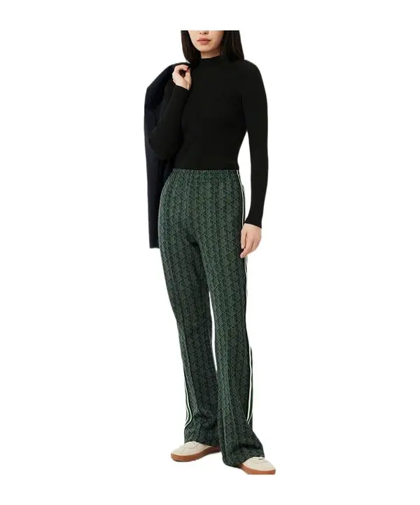 Lacoste Ribbed Mockneck Knit Sweater