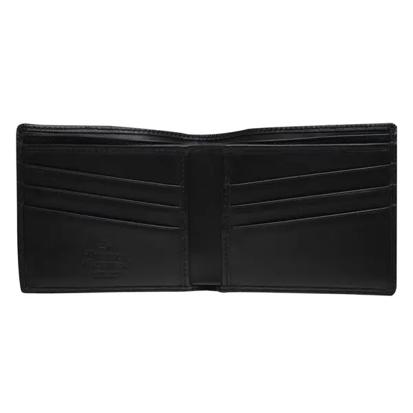 VIVIENNE WESTWOOD Solid Color Leather Wallet