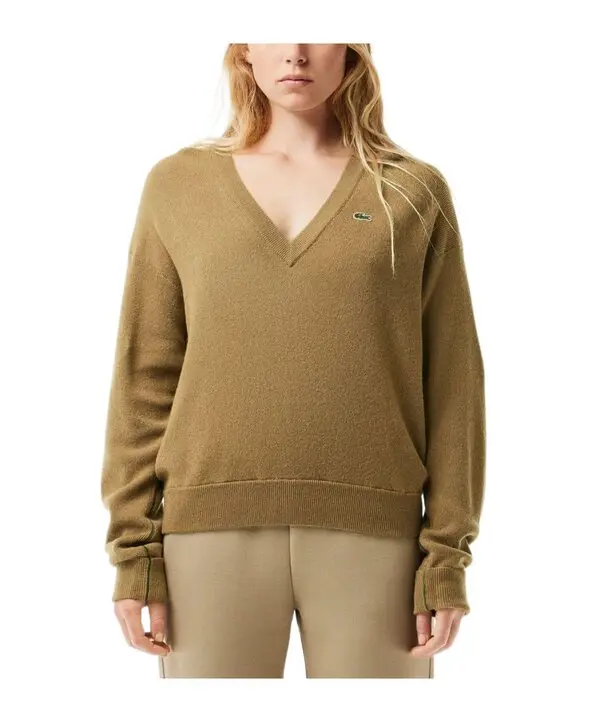 Lacoste Vneck Knit Sweater