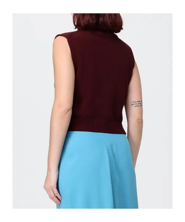 JIL SANDER Asymmetrical Turtleneck Knitted Top