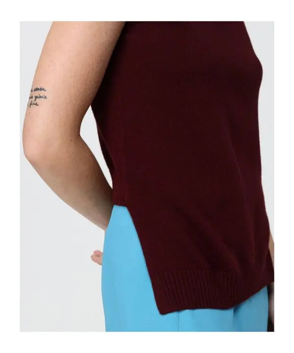 JIL SANDER Asymmetrical Turtleneck Knitted Top