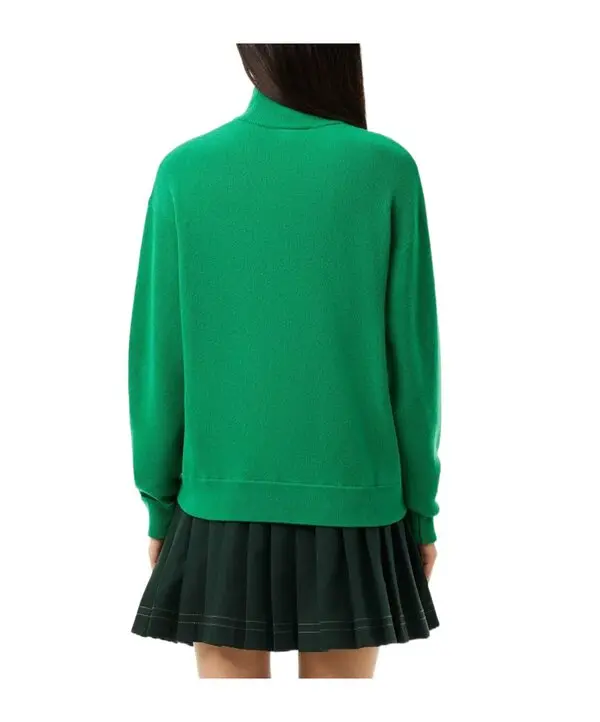 Lacoste Mockneck Knit Sweater