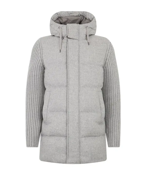 Herno Knitted Hooded Coat
