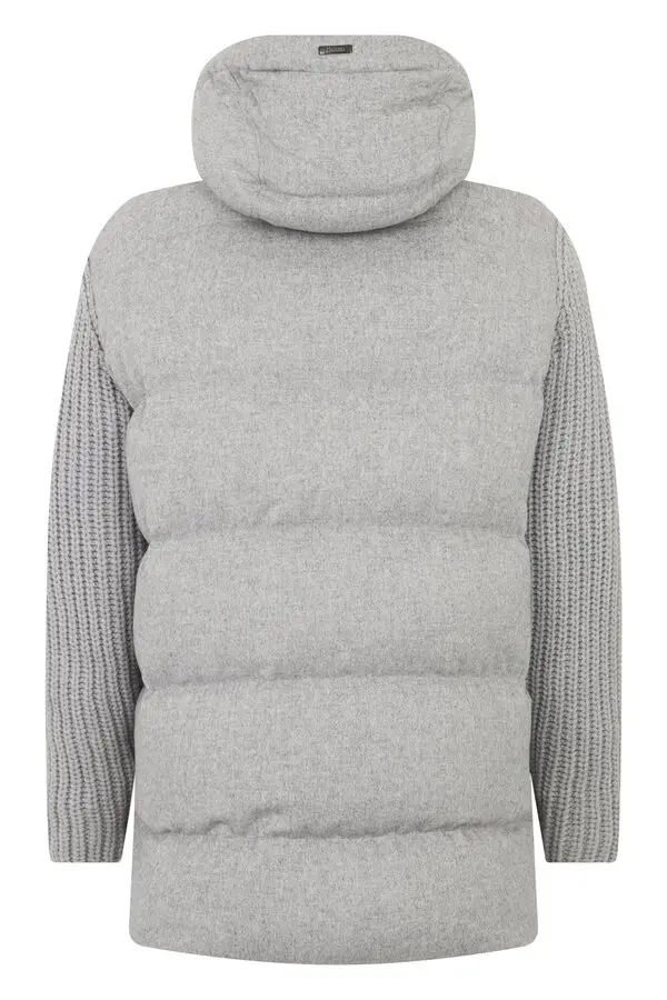 Herno Knitted Hooded Coat