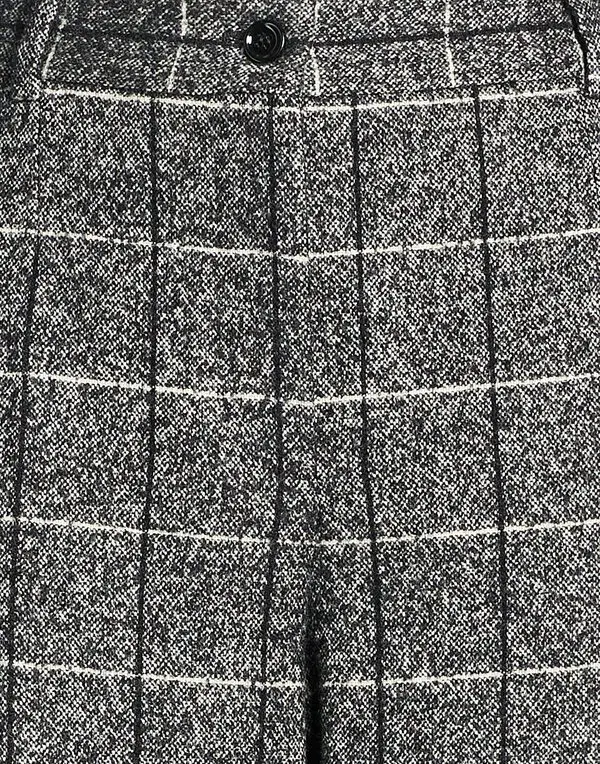 Dolce & Gabbana Plaid Wide-leg Pants