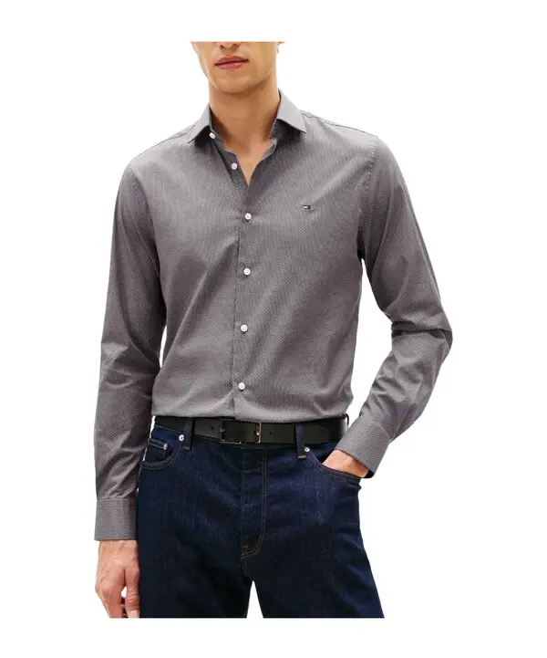 Tommy Hilfiger Long Sleeve Patterned Shirt