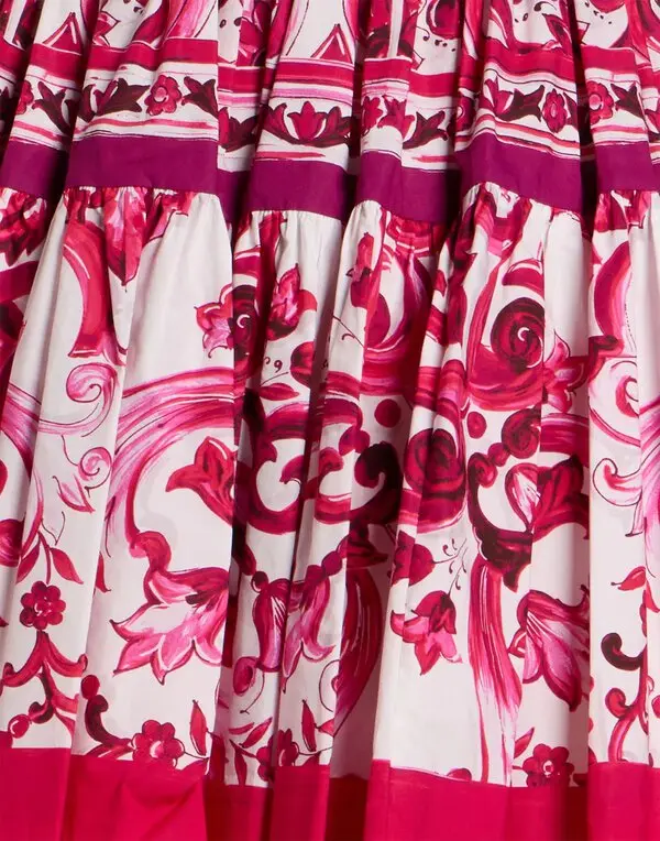 Dolce & Gabbana This Circle Skirt Features Brand Prints