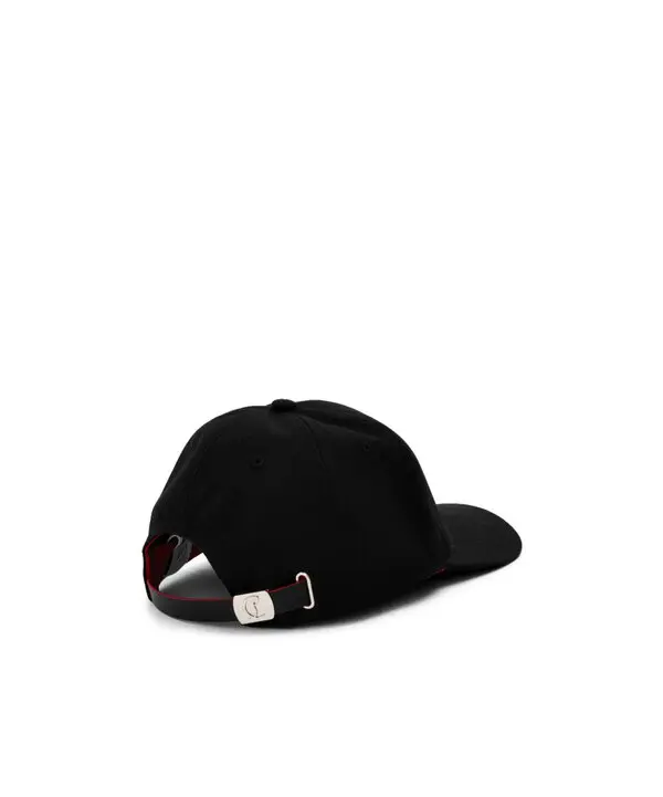 CHRISTIAN LOUBOUTIN Solid Color Baseball Cap