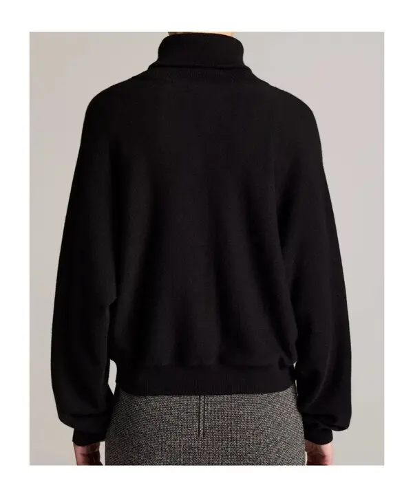 Vince Wool-cashmere Dolman-sleeve Turtleneck Sweater