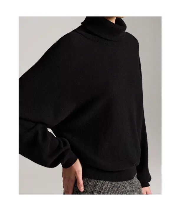 Vince Wool-cashmere Dolman-sleeve Turtleneck Sweater