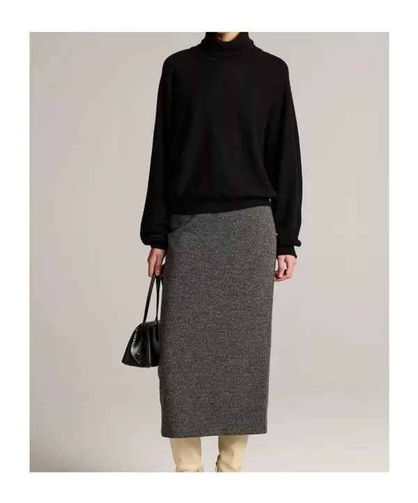 Vince Wool-cashmere Dolman-sleeve Turtleneck Sweater
