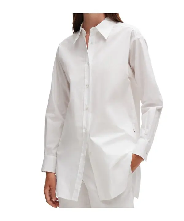 Hugo Boss Longsleeve Shirt - White