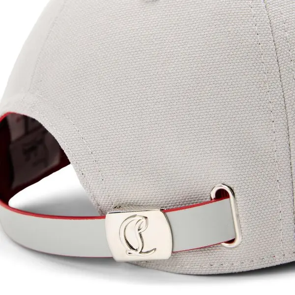 CHRISTIAN LOUBOUTIN Solid Color Baseball Cap