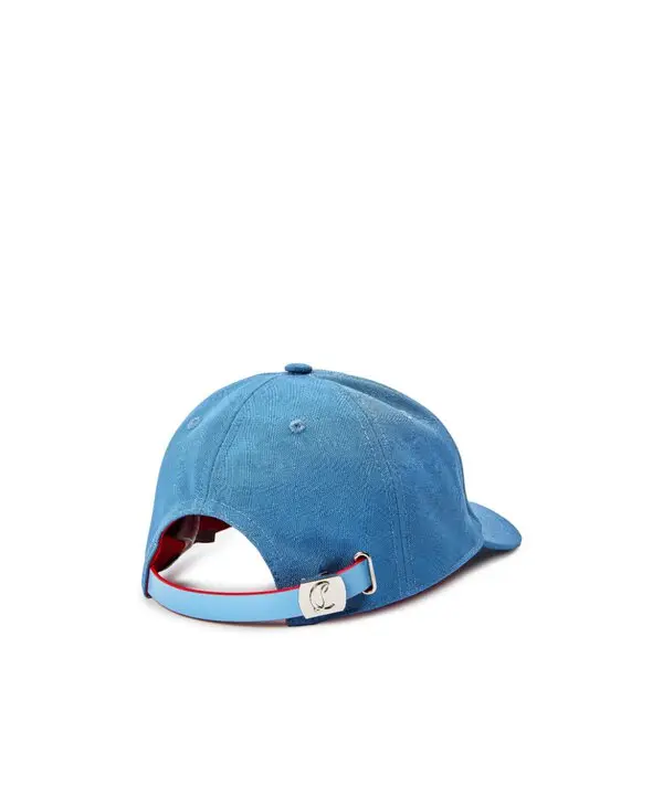 CHRISTIAN LOUBOUTIN Solid Color Baseball Cap