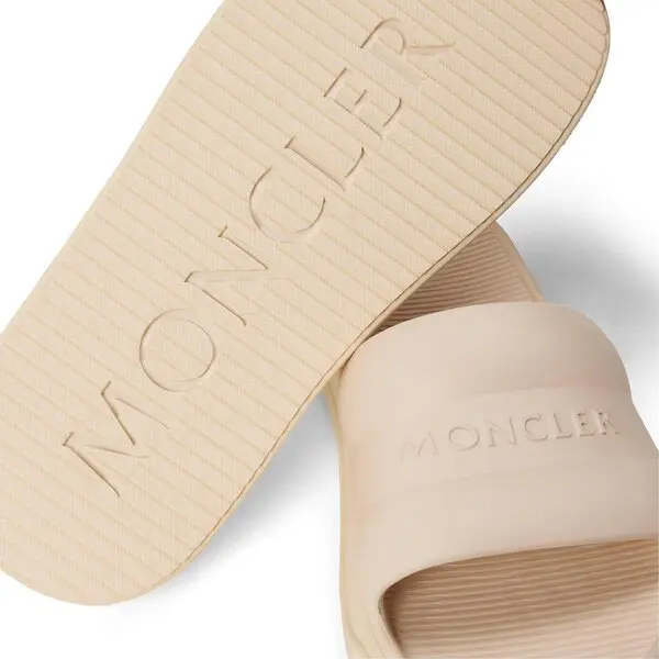 Moncler Solid Color Pool Sliders
