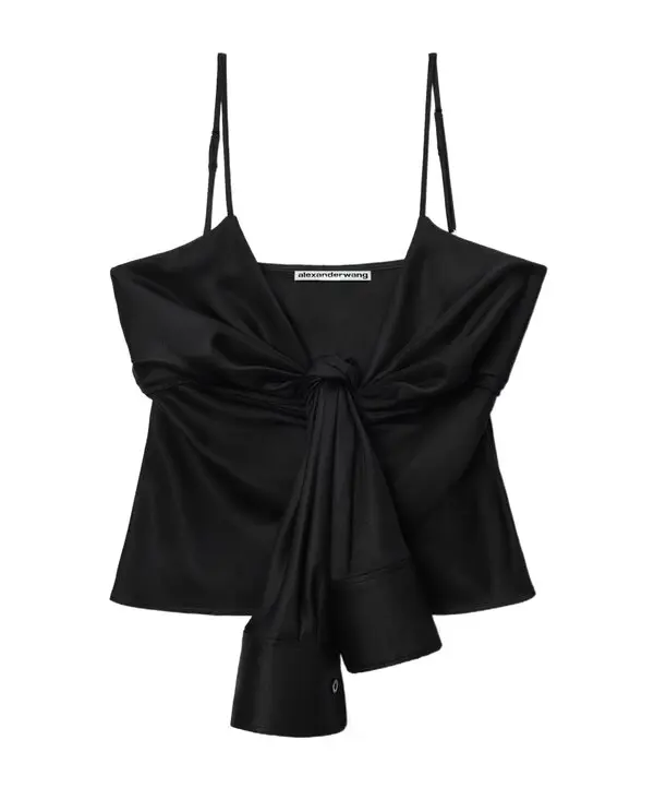 Alexander Wang Knot-detail Camisole - Black