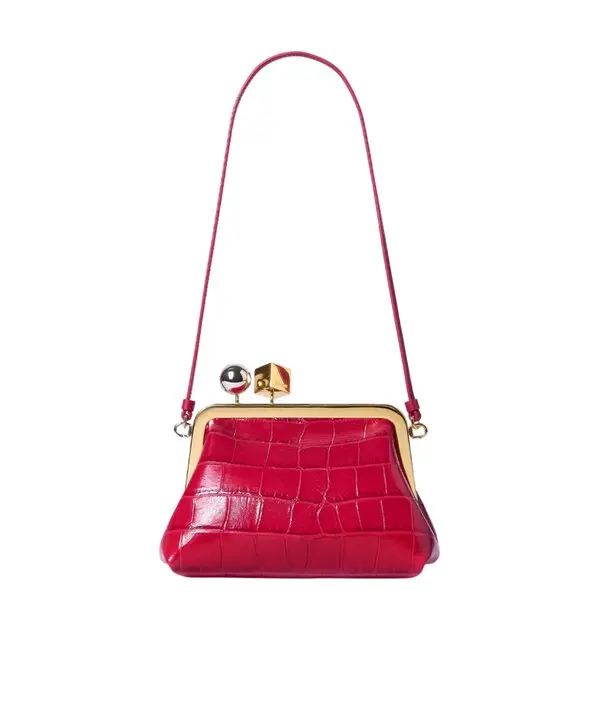 Jacquemus The Berlingot Small Clasp Bag - Red