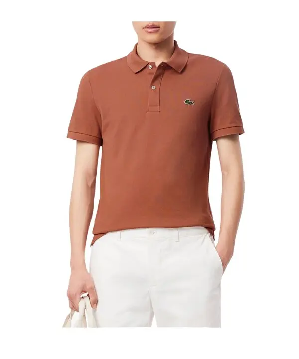 Lacoste Shortsleeve Polo Shirt - Red
