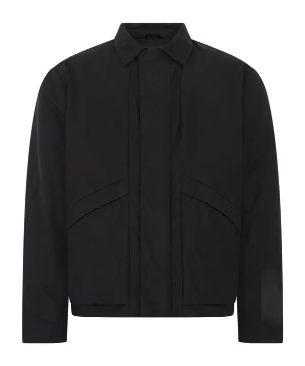 Herno Shirt-collar Bomber Jacket - Black