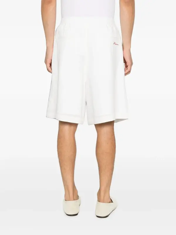 Jacquemus Embroidered Chain Detail Shorts