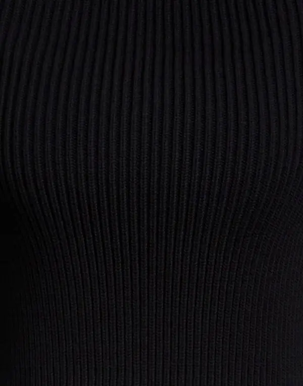 Rick Owens Solid-color Wool Turtleneck Cropped Sweater