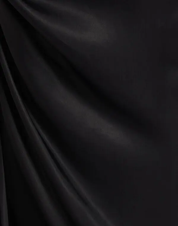 Rick Owens Satin Midi Skirt