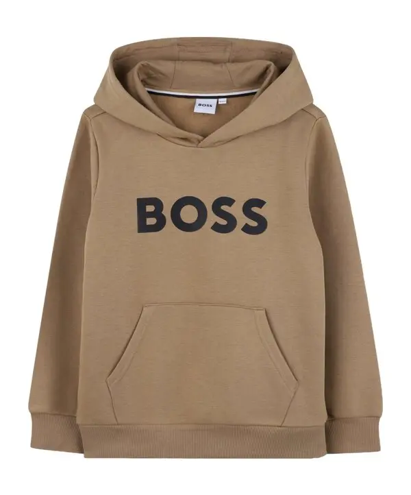 Hugo Boss Hooded Sweatshirt - Brown