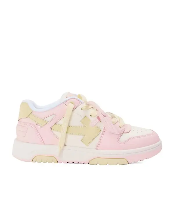 Off-White Color Block Trainers - Nude
