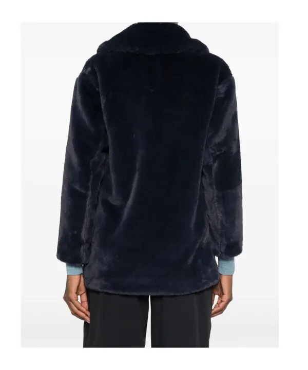 Herno Double-breasted Faux Fur Coat