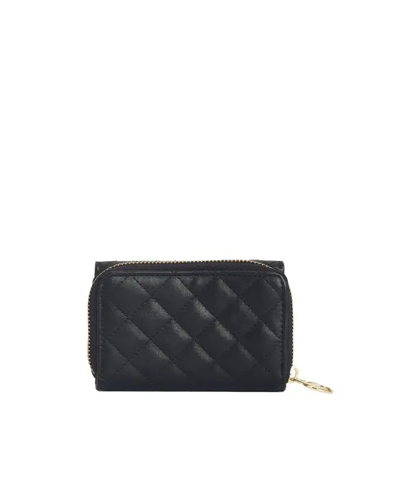 Barbour Quilted Short Wallet, Ziparound Closure