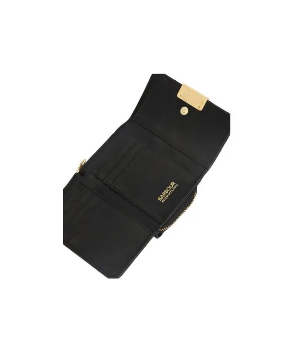 Barbour Quilted Short Wallet, Ziparound Closure