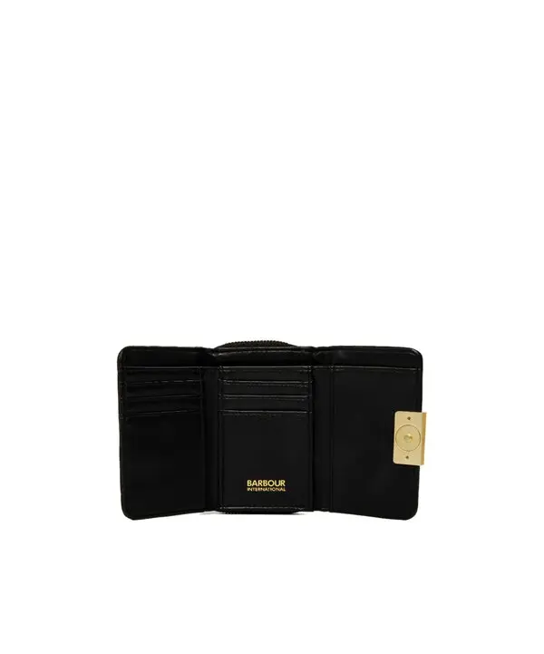 Barbour Quilted Short Wallet, Ziparound Closure