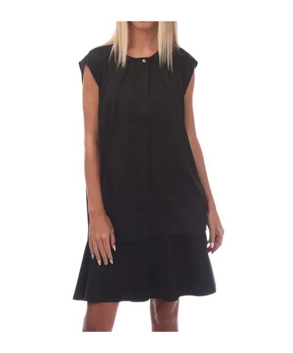 Hugo Boss Capsleeve Sleeveless Top - Black