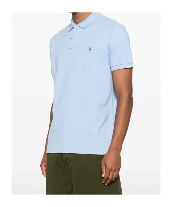 Polo Ralph Lauren Logo Classic-fit Polo Shirt - Blue