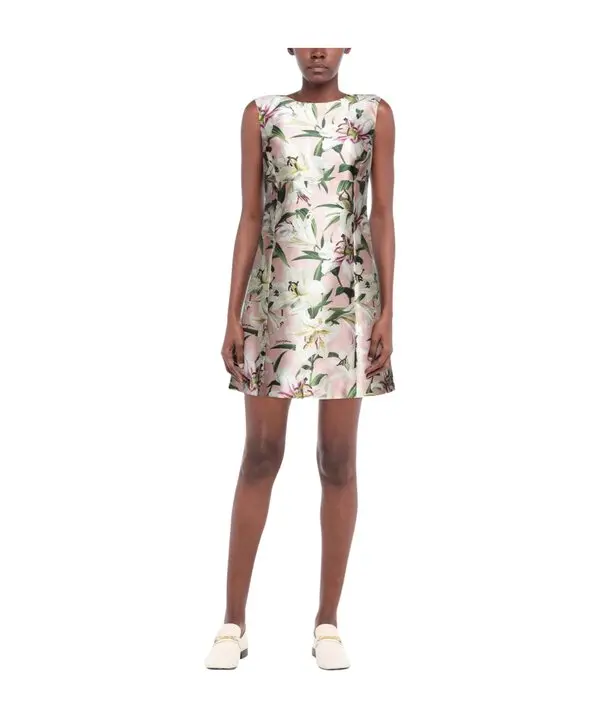 Dolce & Gabbana Floral Print Sleeveless Dress