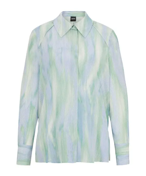 Hugo Boss Watercolorwash Printed Longsleeve Shirt